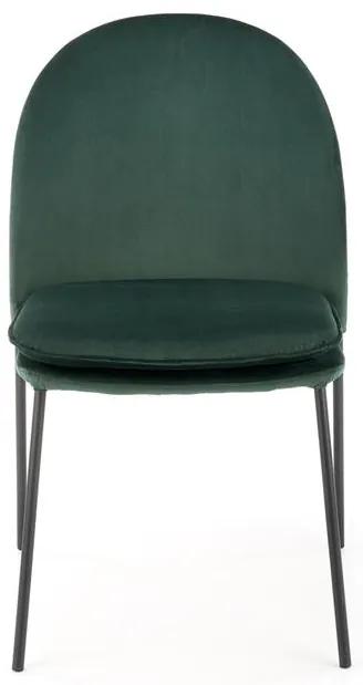 HALMAR K443 židle tmavě zelená