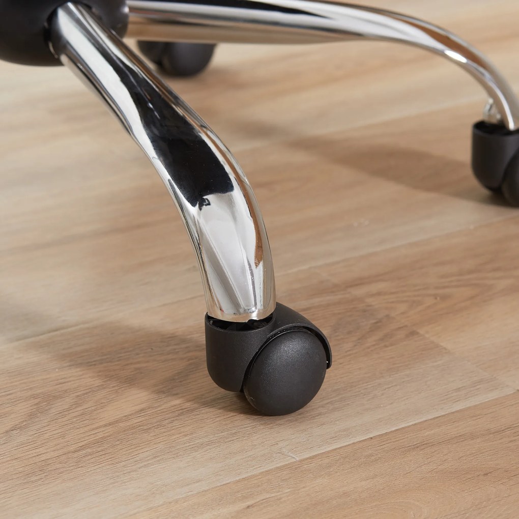 Kancelářská židle HOMCOM se síťovinou, výškově nastavitelná kancelářská židle, ergonomická herní židle, otočná židle s houpací funkcí, černá | Aosom.…