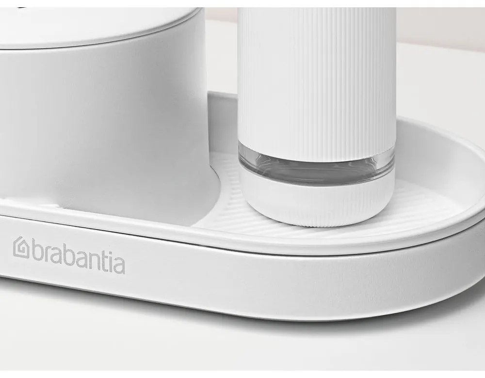 Bílý plastový stojan na mycí prostředky SinkStyle – Brabantia