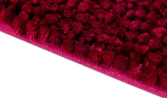 BO-MA, Koupelnová předložka Ella micro červená, 60x90, červená, koupelna