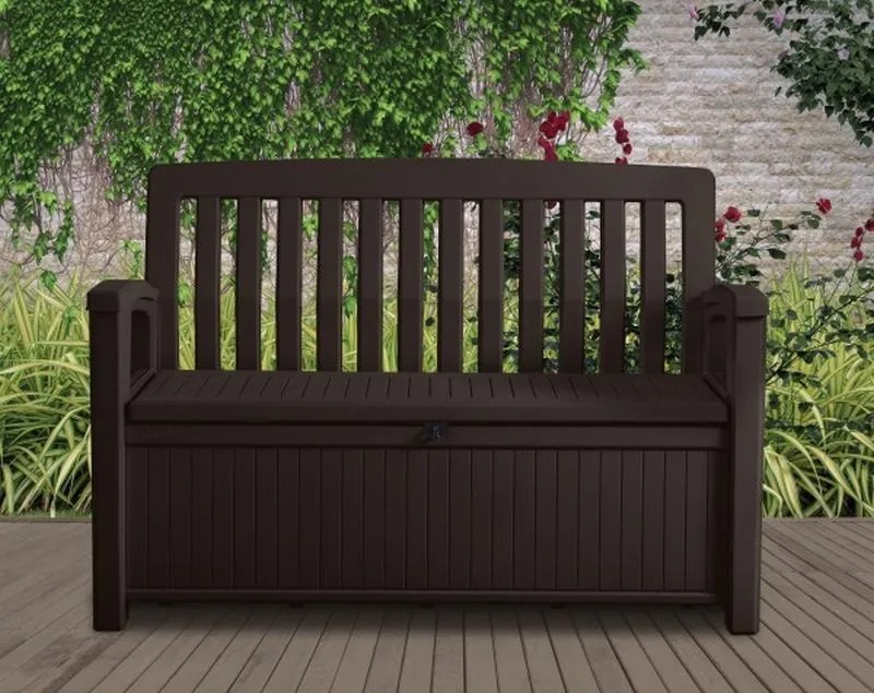 KETER PATIO BENCH 227L Úložná lavice 138,6 x 63,5 x 88 cm, hnědá 17202690