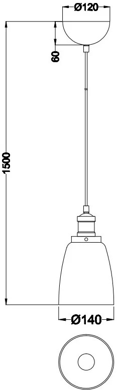 Lustr Vita, stará mosaz/jantarové sklo