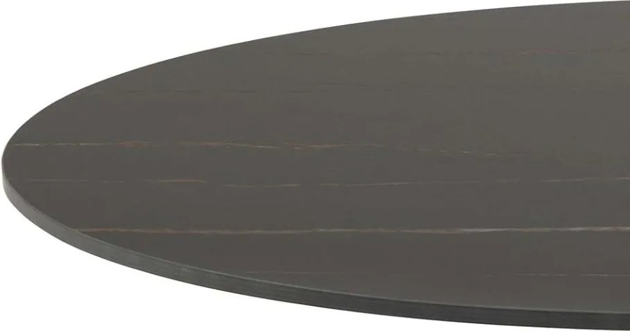 Kulatý jídelní stůl Malta 90 cm černý
