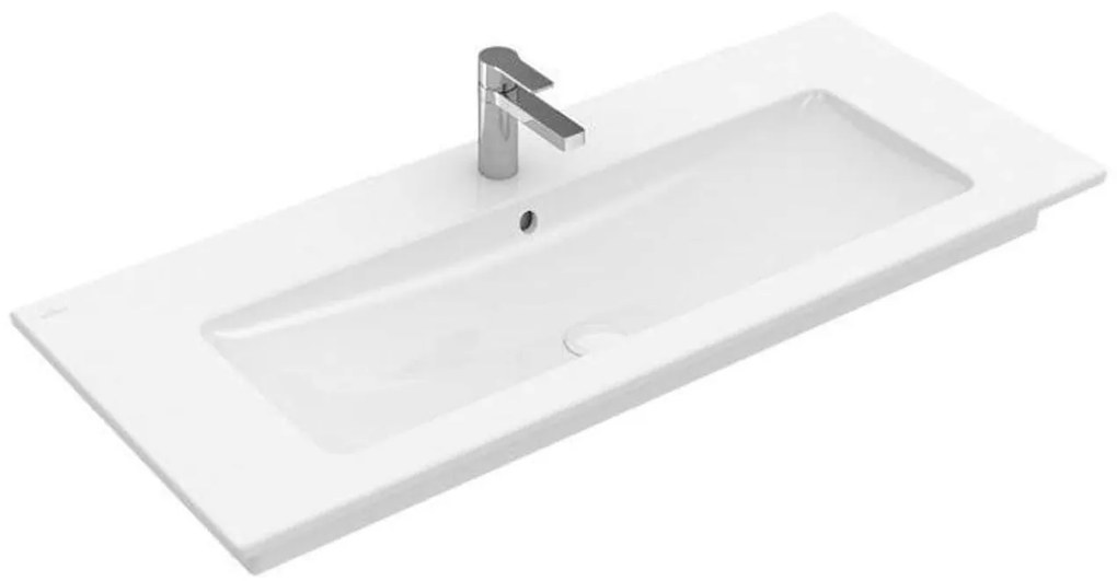 Villeroy & Boch Venticello - Umyvadlo nábytkové 80x50 cm, s přepadem, otvor pro baterii, CeramicPlus, alpská bílá 41048LR1