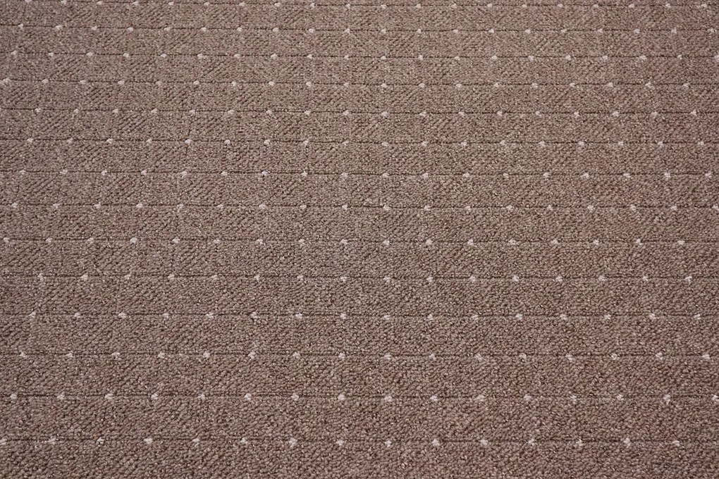 Condor Carpets, Metrážový koberec Udinese hnědý - neúčtujeme odřezky z role, na míru, šíře 4m, hnědá, filc, chodba / předsíň