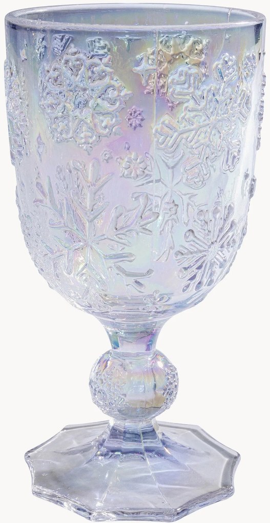 Sada sklenic na víno Ice Flowers, 6 dílů