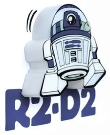 3D Mini světlo EP7 - Star Wars R2-D2