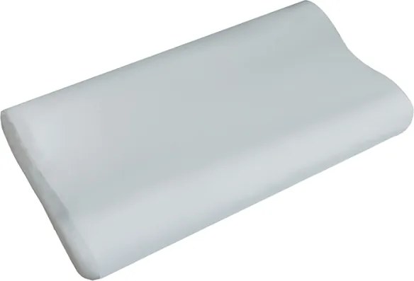 Bellatex Polštář anatomický líná pěna 60x33 cm , výška je 9-11 cm jersey Světle šedá