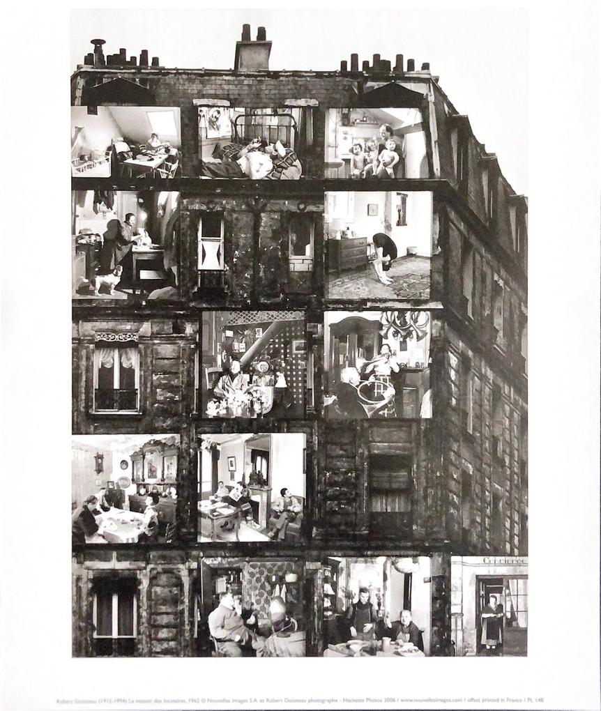 Postershop Obrazová reprodukce : Robert Doisneau - Tenement house - 24x30cm