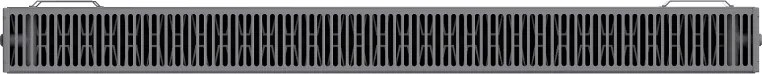 Mexen CF22, plochý panelový radiátor 600 x 1300 mm, boční připojení, 2057 W, antracitová, W422F-060-130-66