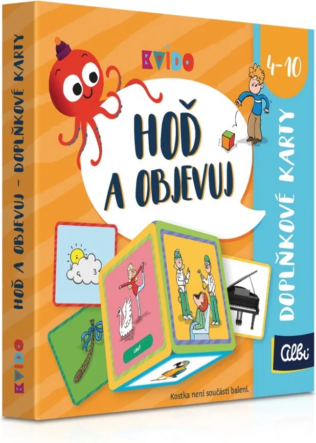ALBI Kvído - Hoď a objevuj - karty