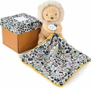 Doudou Dárková sada - lvíček s dečkou 12 cm / od 0 let