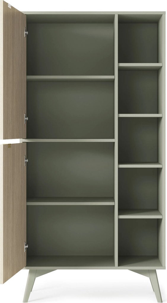 PSK Regál NATURAL, Eukalyptus/Scandi 80 cm