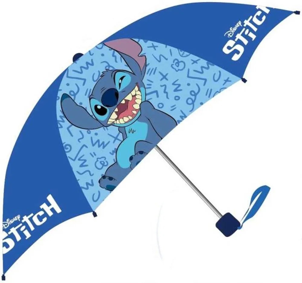 Chlapecký skládací deštník Lilo & Stitch - průměr roztaženého deštníku 90 cm, složený 24 x 5,5 cm