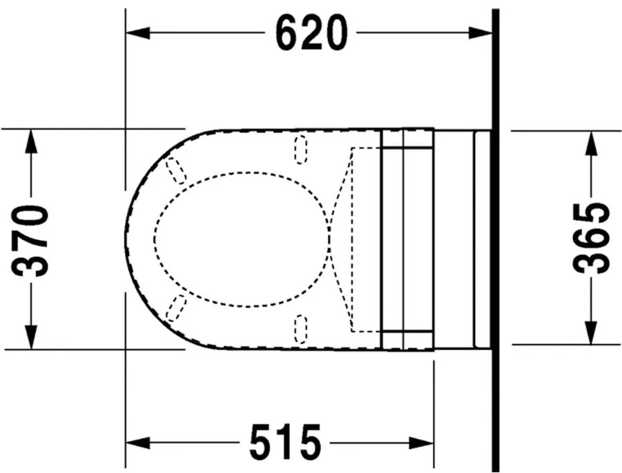 Duravit Starck 3 - závěsné WC 37x62 cm, 2226090000
