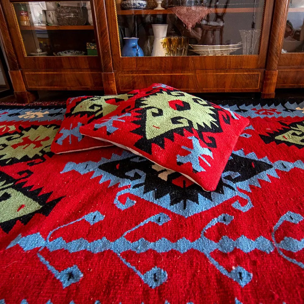 Vlněný Kilim "Kotel"