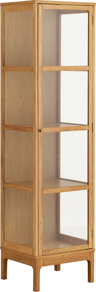 House Nordic Prosklený kabinet ZAMORA 180x47cm dub 3001500