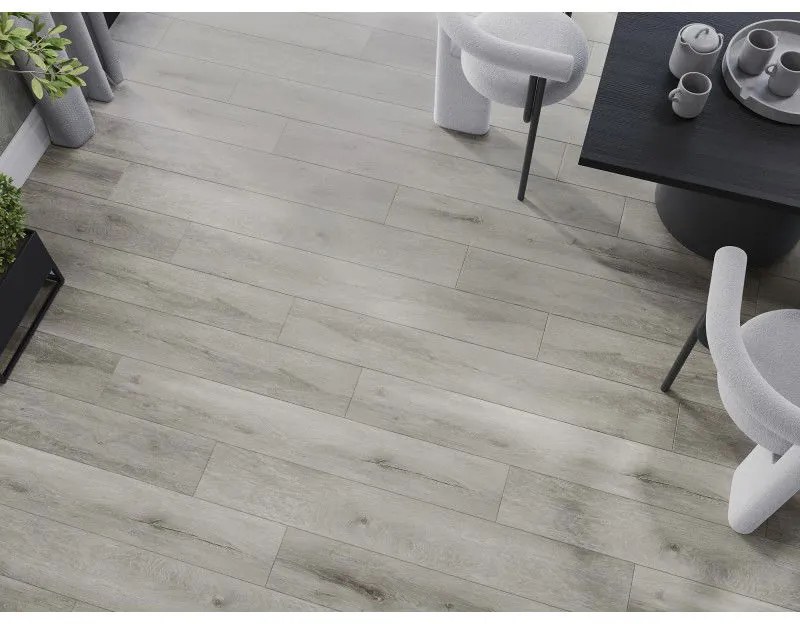 Mexen Boone, vinylová podlaha 1240x182 mm SPC 6,5 mm, IXPE 1,5 mm, 4stranná V-drážka, dub, F1054-1240-182-505-4V1-01