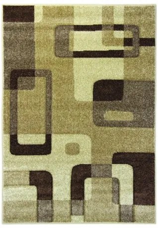 Kusový koberec Portland 1597/AY3D Béžová, Hnědá - 160x235 cm B-Line