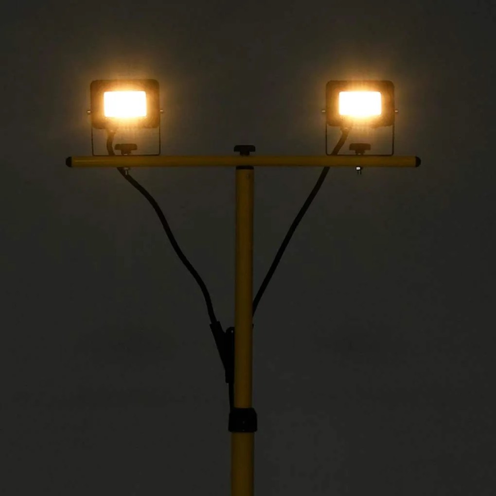 LED reflektor se stojanem 2 x 10 W teplé bílé světlo 149653