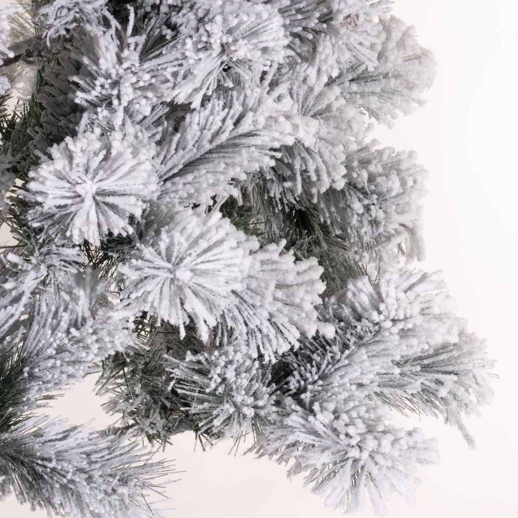 Umělý vánoční stromeček s umělým sníhem, 150 cm