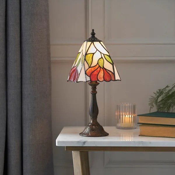 Endon 63963 - Stolní lampa Tiffany BOTANICA 1xE14/40W/230V pr. 16 cm