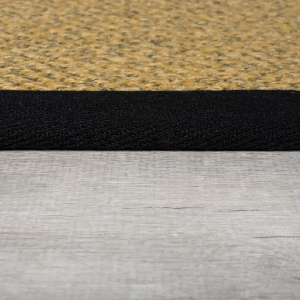 Vnitřní a venkovní koberec v černé a světle hnědé barvě 200x290 cm Sisal Look – Flair Rugs