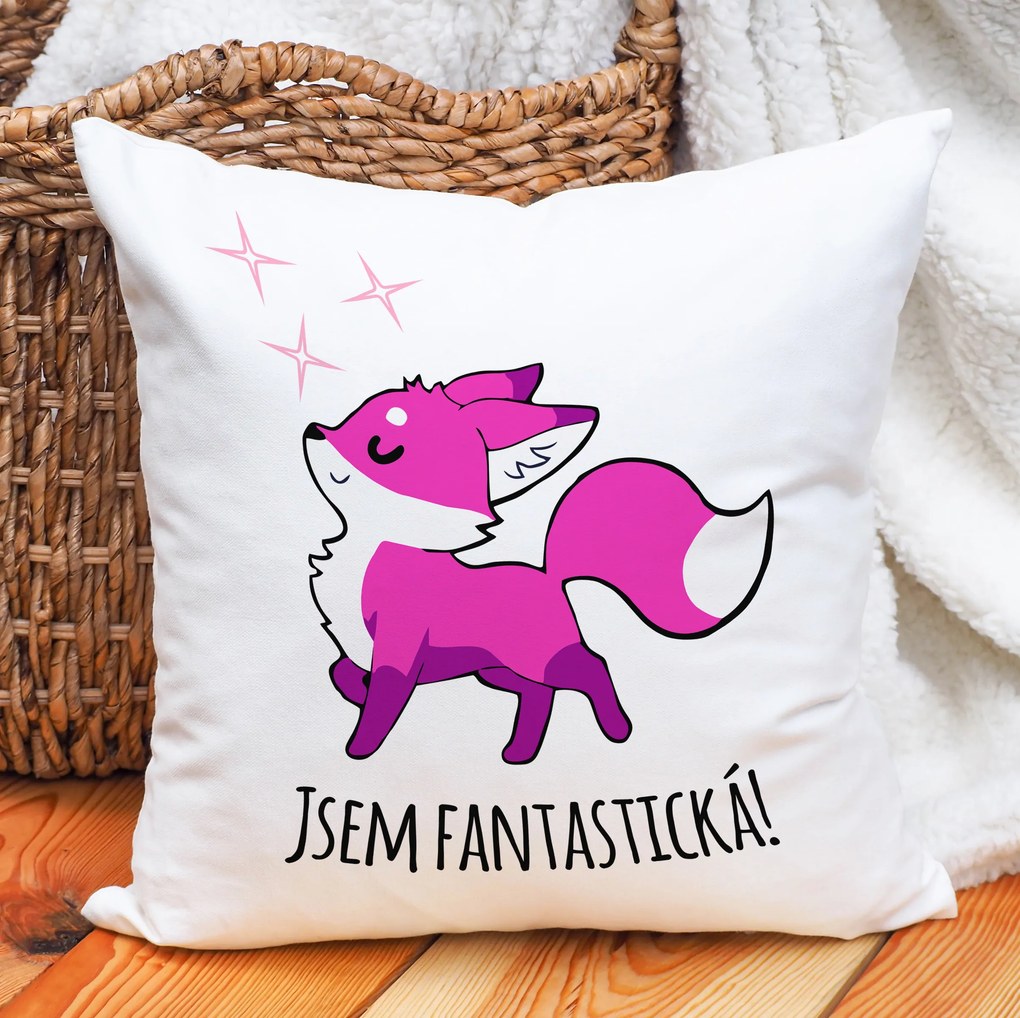 Ahome Ahome CZ Polštář Jsem fantastická 37 x 37 cm