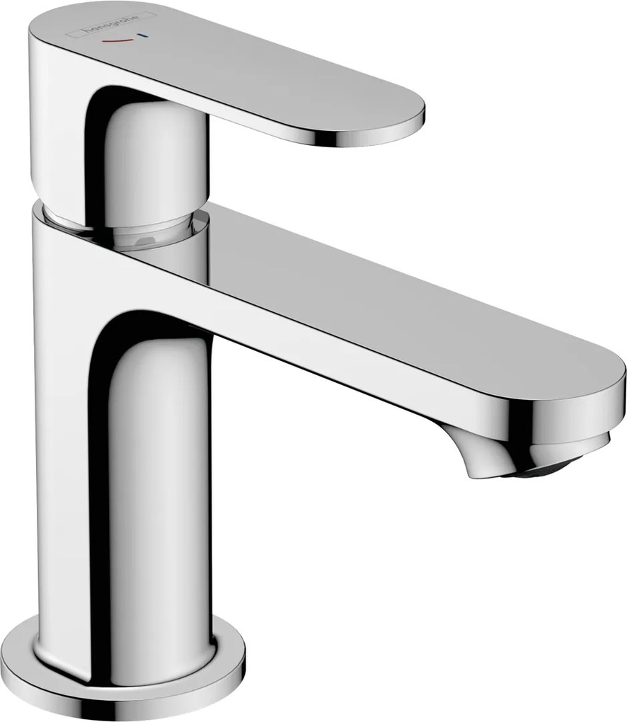 Hansgrohe Rebris S, umyvadlová baterie 80 s kovovou odtokovou soupravou s táhlem, CoolStart, chromová, 72584000
