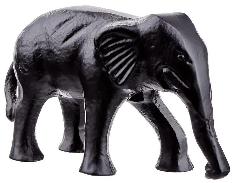 Butlers BLACK NATURE Dekorační slon 12 cm