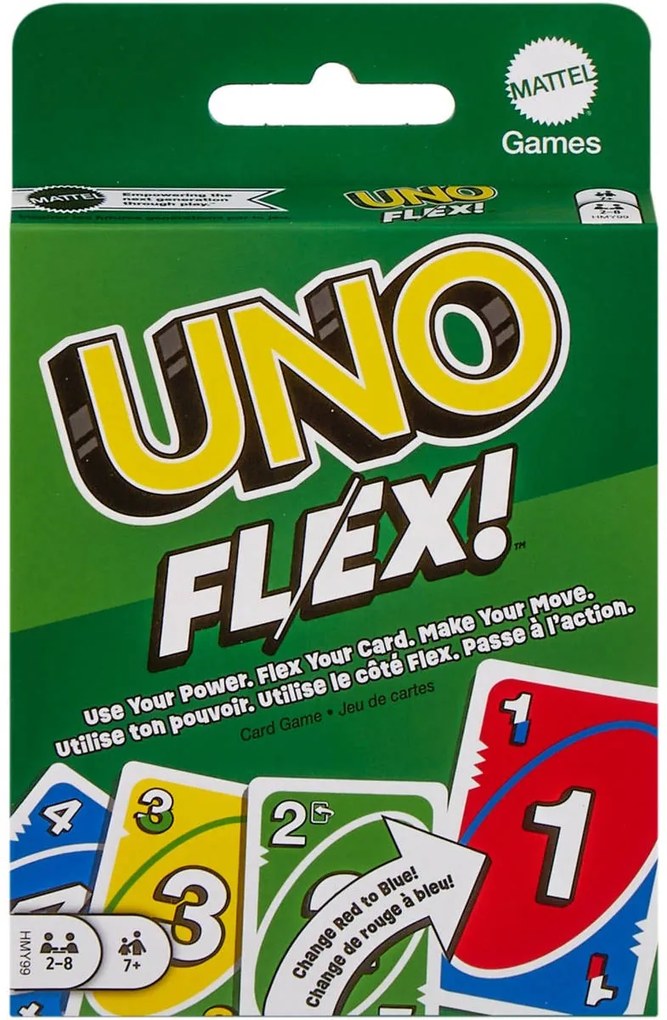 MATTEL Hra karetní Uno Flex! *SPOLEČENSKÉ HRY* 25hmy99