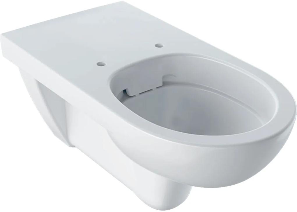 Geberit Selnova Comfort záchodová mísa závěsná Bez oplachového kruhu pro osoby se zdravotním postižením bílá 501.046.00.7