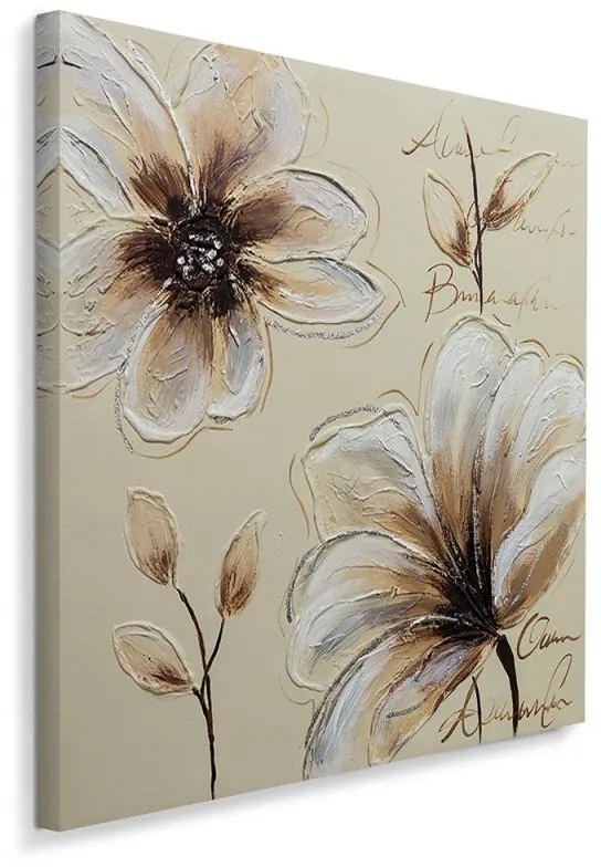 CARO Obraz na plátně - Flowers 6 40x40 cm