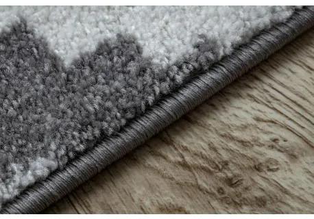 koberec SKETCH F998 Čtverce, krém šedý velikost 200x290 cm | krásné koberce cz