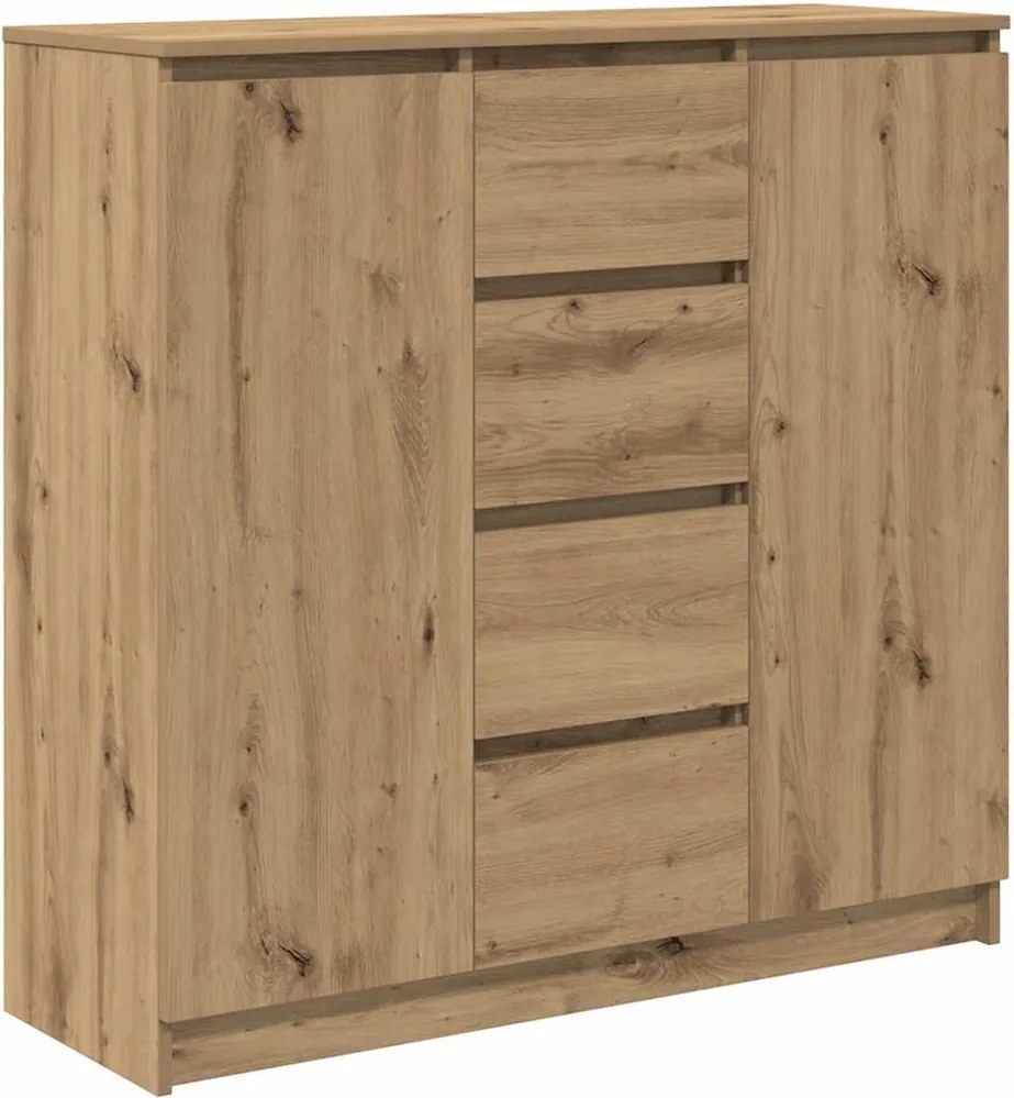Příborník se zásuvkami, dub řemeslný, 100,5 x 35 x 98,5 cm, konstrukční dřevo 3328461