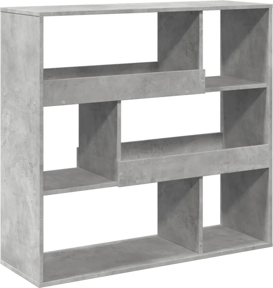 Dělicí stěna betonově šedá 100 x 33 x 94,5 cm kompozitní dřevo 3309477