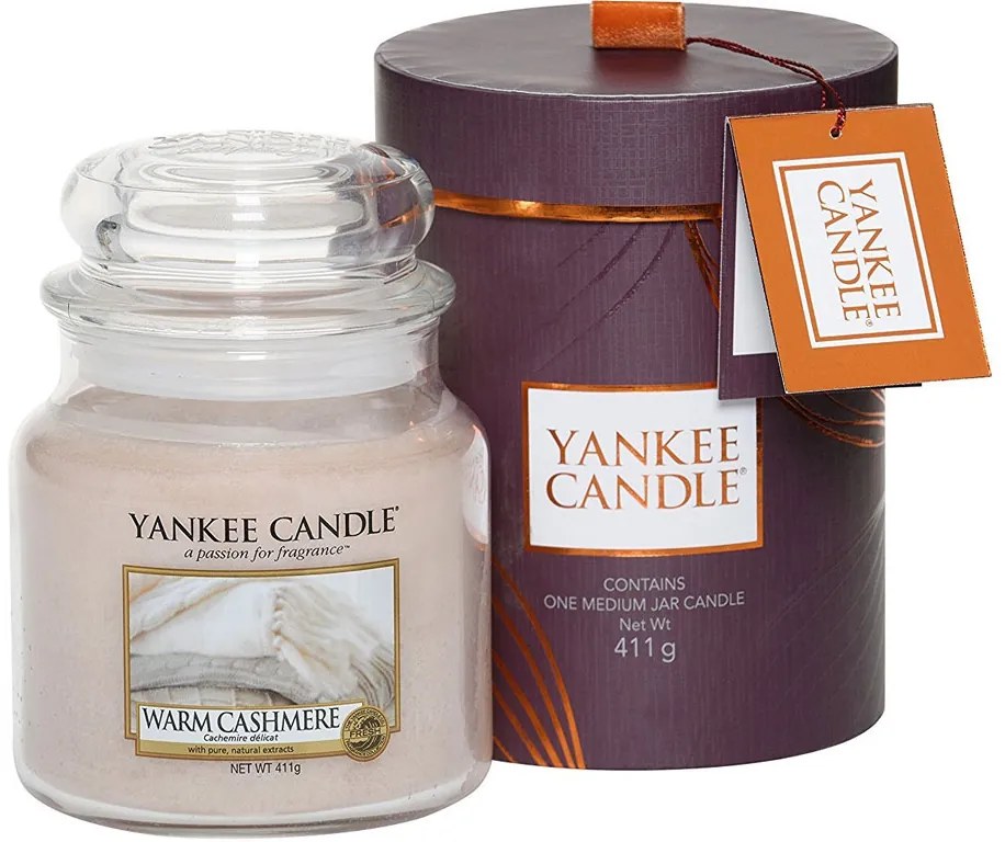 Yankee Candle – podzimní dárková sada vonné svíčky Warm Cashmere