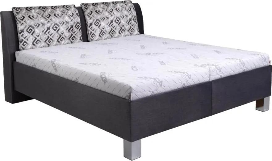 Pohoda Čalouněná postel RIO s úložným prostorem a volně loženou matrací | Látka: Aragon 79,Šířka matrace: 180 cm