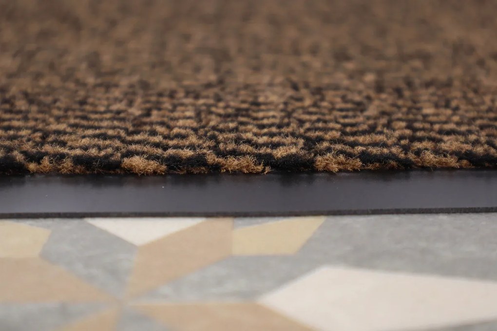 Hamat, Rohožka Spectrum 017 Brown - na ven i na doma, 60x80, hnědá, chodba / předsíň