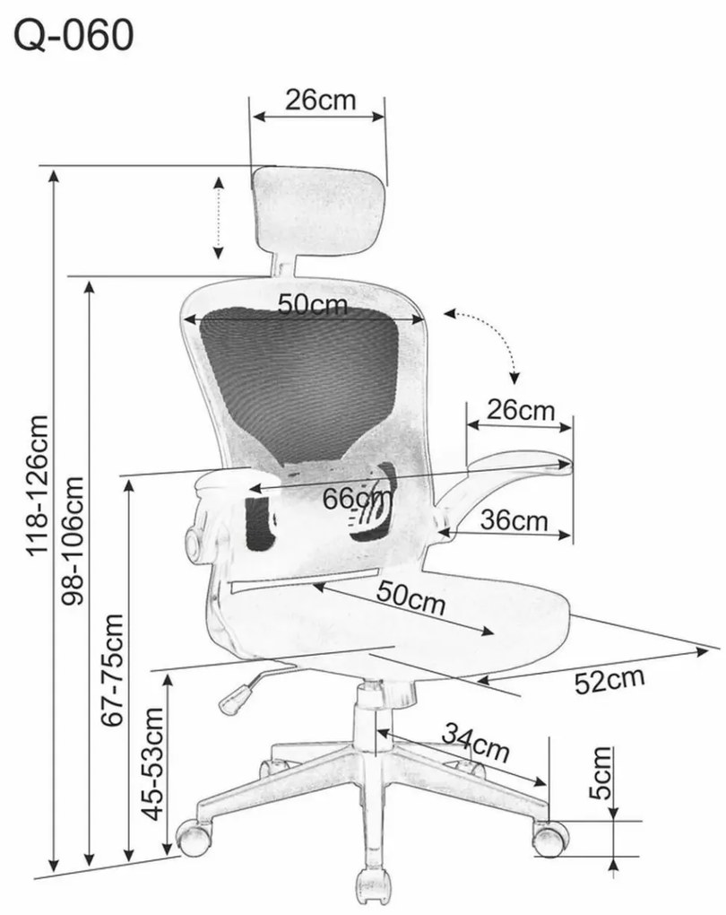 Kancelářské křeslo Daro černé