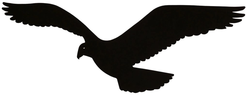 HARMONY sokol - černá silueta dravce (samolepící fólie - 420 mm)