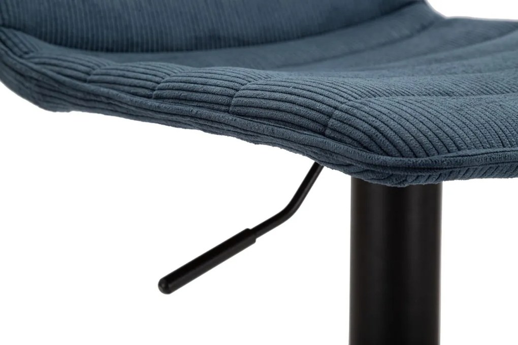 Designová barová otočná židle Camaxtli modrá