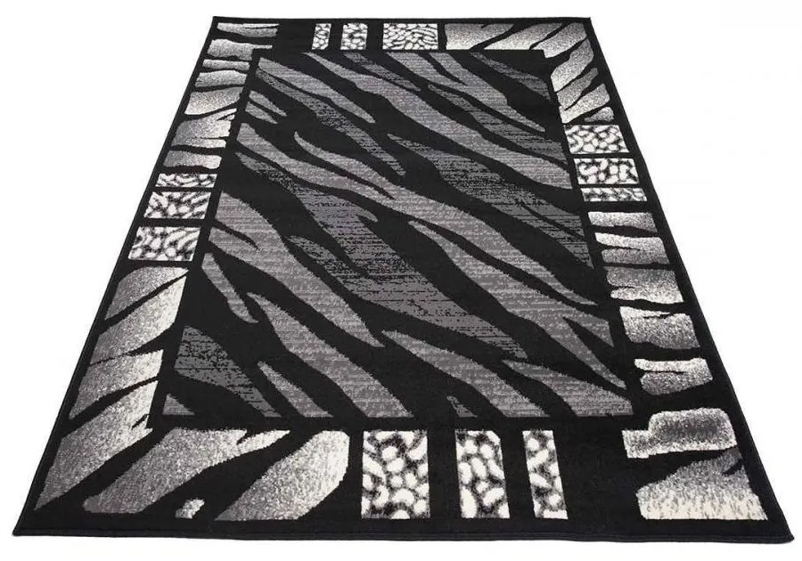 Kusový koberec PP Normia černý 120x170cm