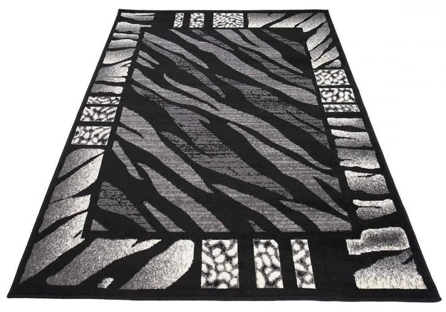 Kusový koberec PP Normia černý 130x190cm