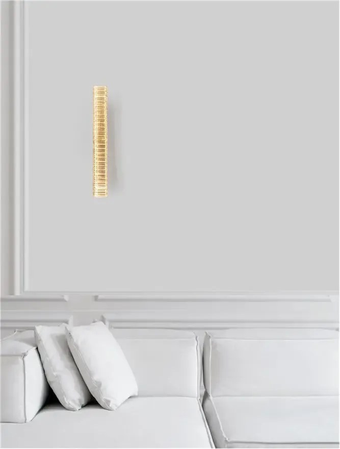 LED nástěnné svítidlo Aurelia 12 zlaté