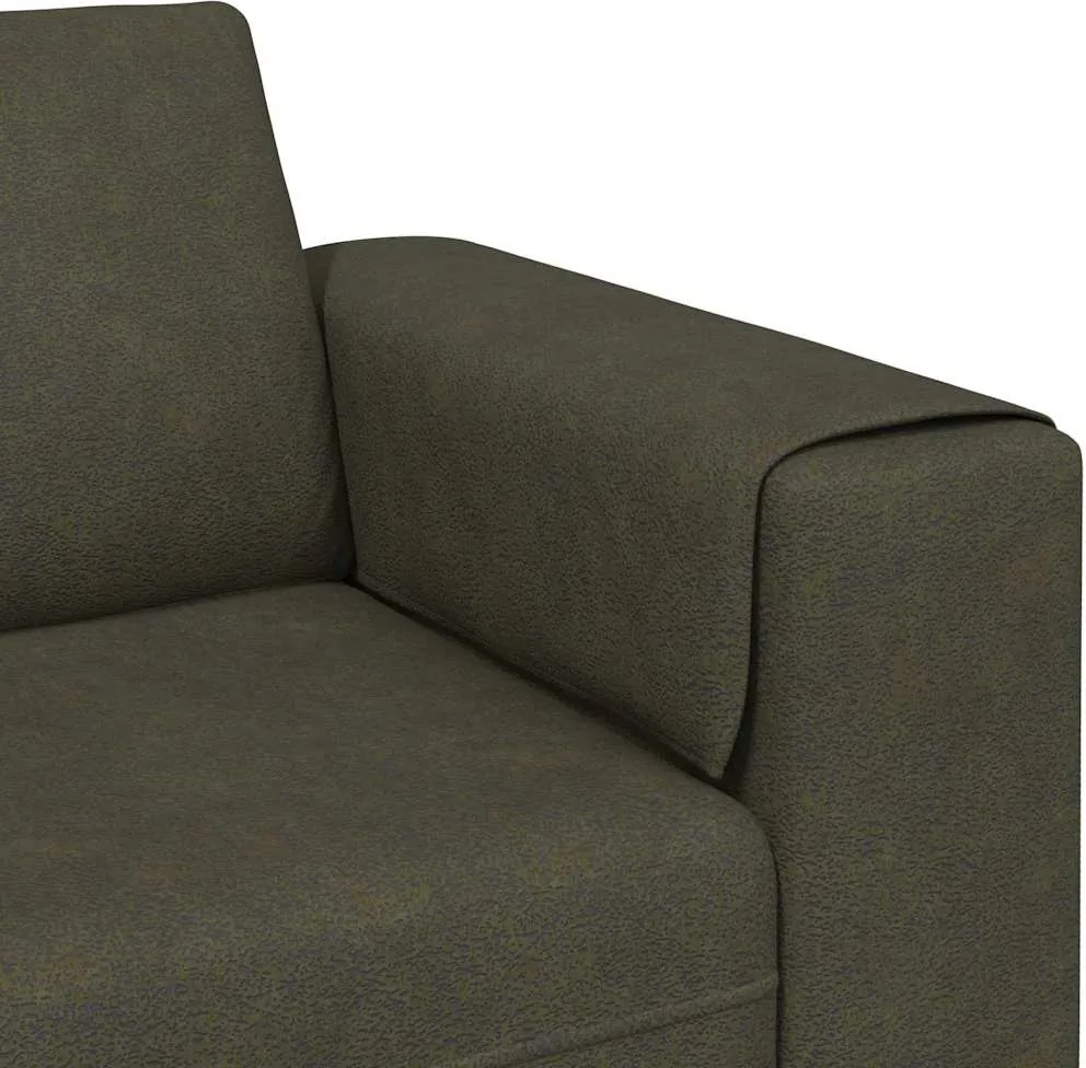 Pohovka do obývacího pokoje Armádně zelená 250 x 77 x 76 cm 3335111