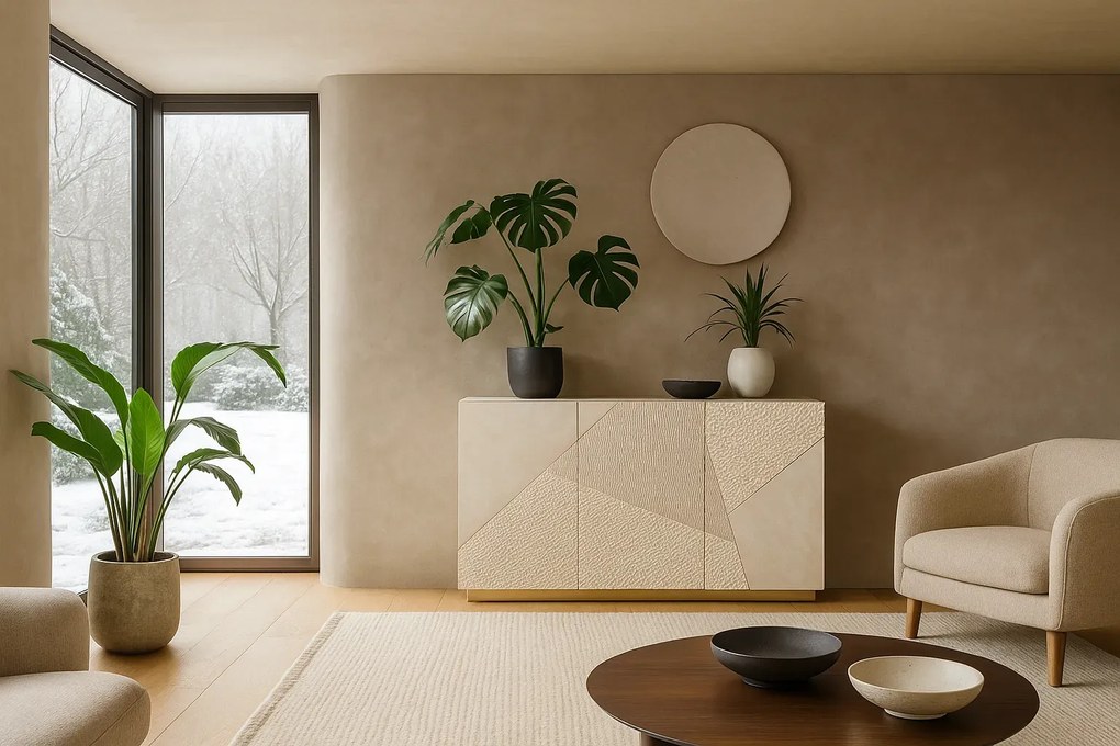 Komoda Stilig ST801 150 cm šampaňská/zlatá
