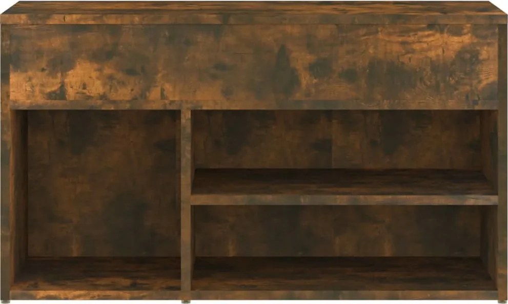 vidaXL Lavice s botníkem 80 x 30 x 45 cm dřevotříska [808748] Barva: Bílá
