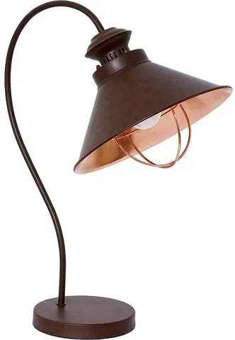 Nowodvorski 5060 LOFT chocolate - Stolní retro lampa