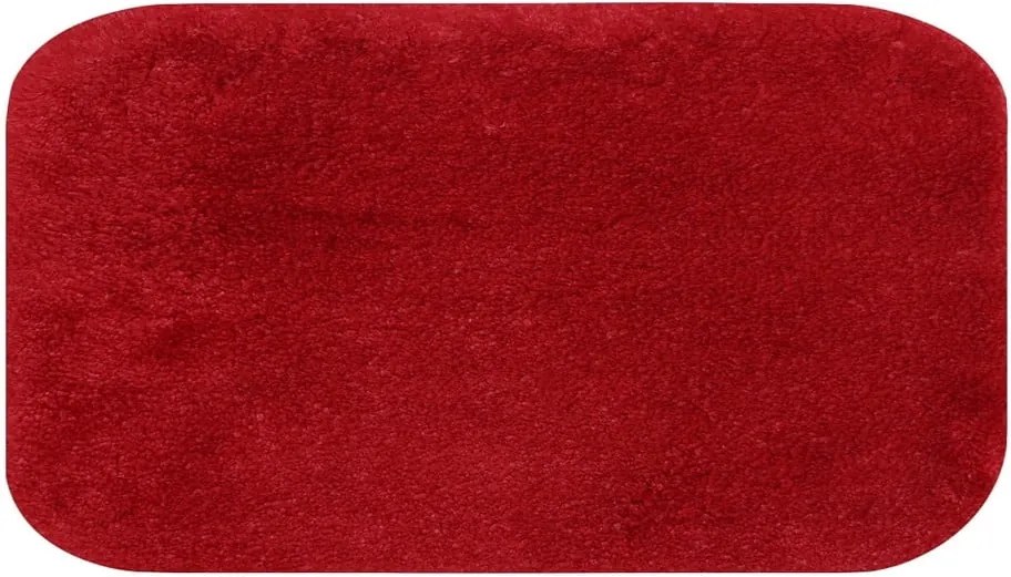 Červená koupelnová předložka Confetti Miami, 57 x 100 cm